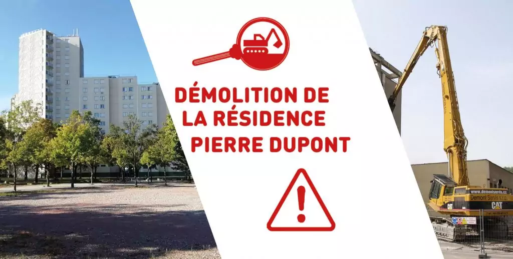 Démolition de la résidence Pierre Dupont – GPV Vaulx-en-Velin